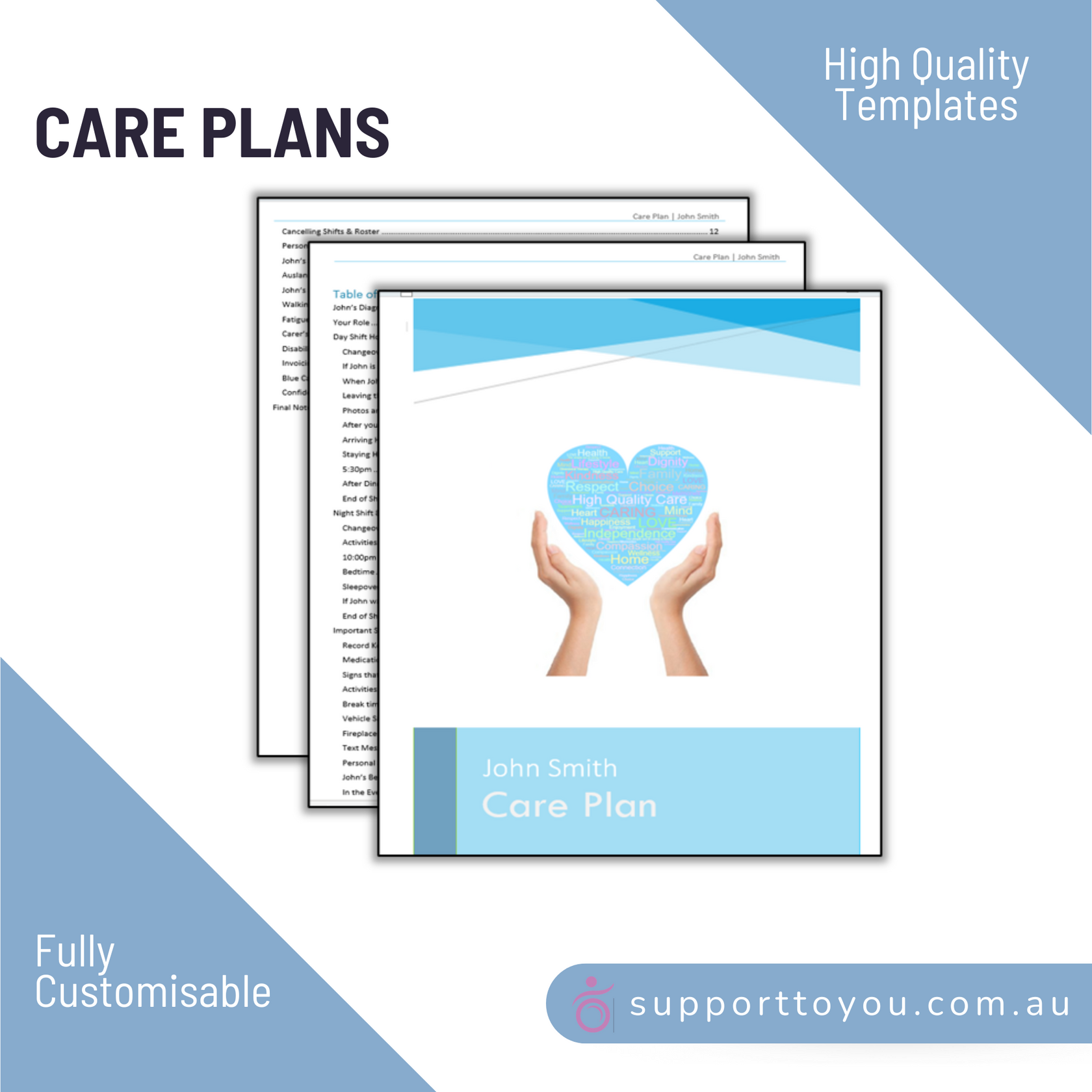 Care Plan Templates | NDIS Participant | supporttoyou