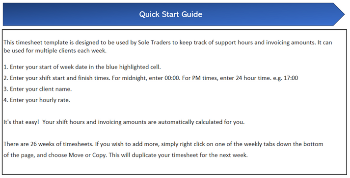 Timesheet | Disability Support Worker | supporttoyou