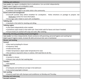 Care Plan Templates | Disability Templates | supporttoyou