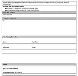 Care Plan Templates | Disability Templates | supporttoyou